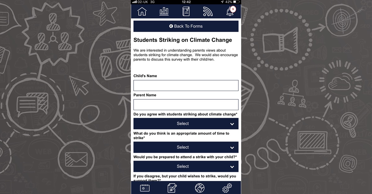 Smart School Parent App for Surveys - Smart School Websites
